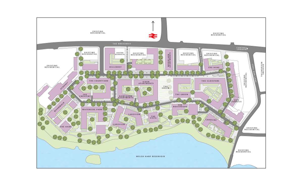 Hendon Waterside London | Barratt London Apartments for sale in Hendon ...